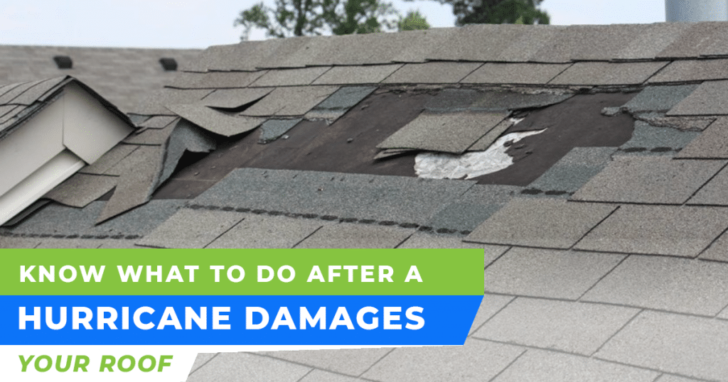 Hurricane roof damage - Learn What to Do with this Guide